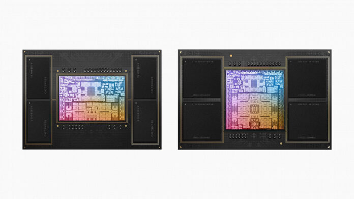 The graphics cores in the Apple M2 Pro and M2 Max SoCs are about 30% faster