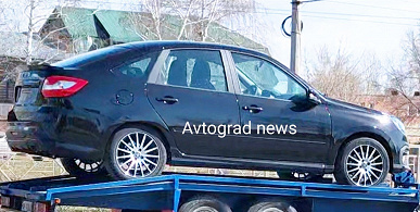 This is how the Lada Granta Sport liftback will look like with a 120 ...