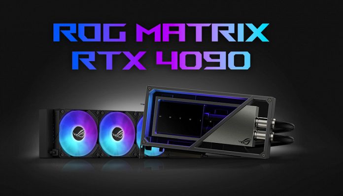 Asus ROG Matrix GeForce RTX 4090 unveiled