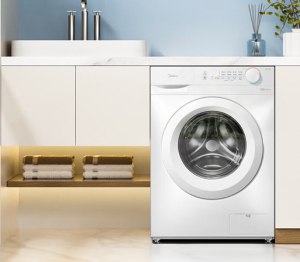 A modern 10 kg washing machine for $215. Midea V11F introduced