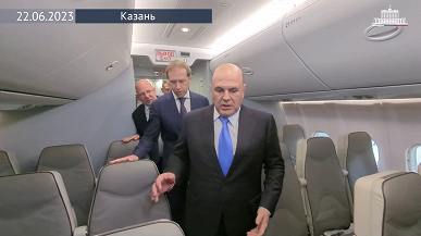 This is how the interiors of domestic airliners MS-21 and Tu-214 look like
