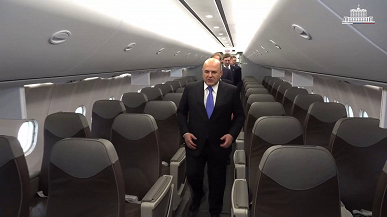 This is how the interiors of domestic airliners MS-21 and Tu-214 look like