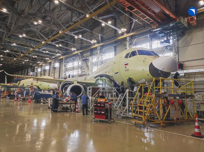 The first flight of the SSJ-New aircraft will take place within a few ...