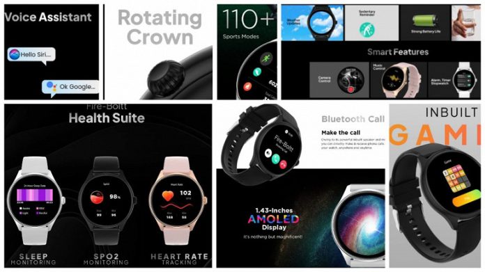 Fire-Boltt Phoenix AMOLED Model Introduced