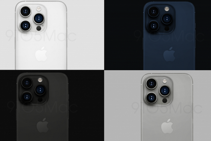Goodbye golden iPhone. All colors of the iPhone 15 Pro showed in high ...