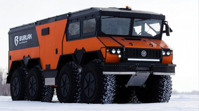 This is how the new Burlak all-terrain vehicle looks like - eight ...