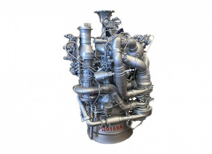 Model of the oxygen-methane engine RD-0169A will be shown at the Army ...