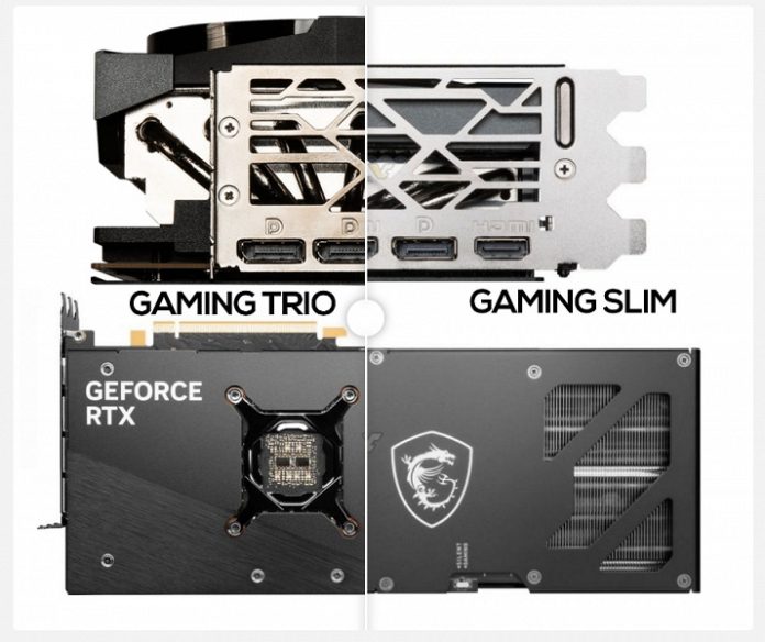 GeForce RTX 4080 and RTX 4090 Gaming Slim models introduced