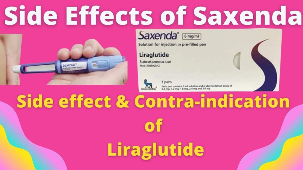 Saxenda Side Effects What You Need to Know
