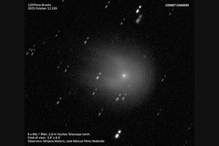 Comet with horns 12P flies towards Earth: in 2024, the sky expects a ...