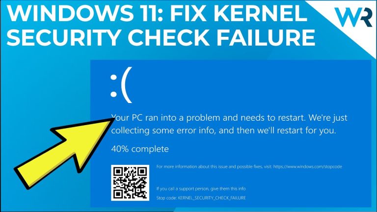 The Mystery Behind Kernel Security Check Failure Stay Protected
