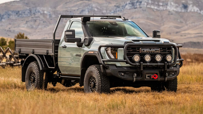 The most brutal modified GMC Sierra HD presented