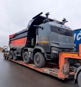 "KAMAZ-Robocop" filmed live