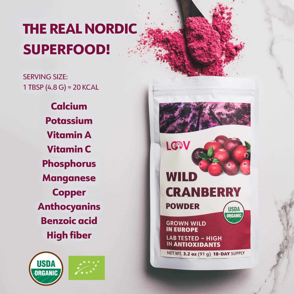 The Power of Cranberry Powder, Its Incredible Benefits