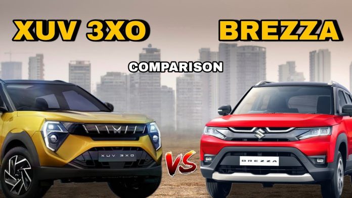Mahindra XUV 3XO vs Maruti Brezza: A Detailed Comparison of Compact SUVs