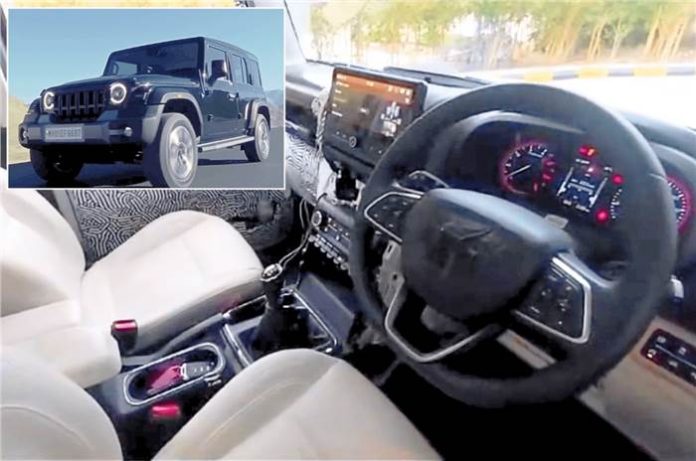 Mahindra Thar Roxx Interior Revealed